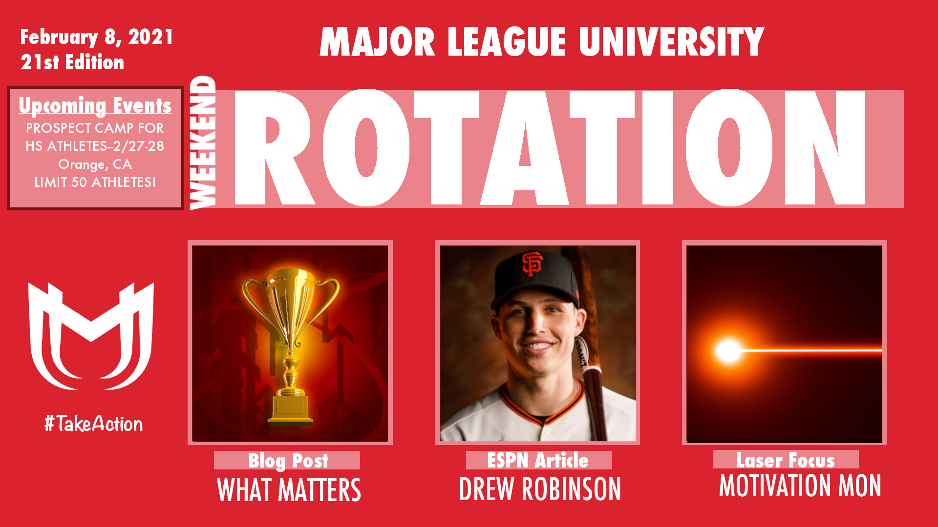 Weekend Rotation 21 Header | Major League University